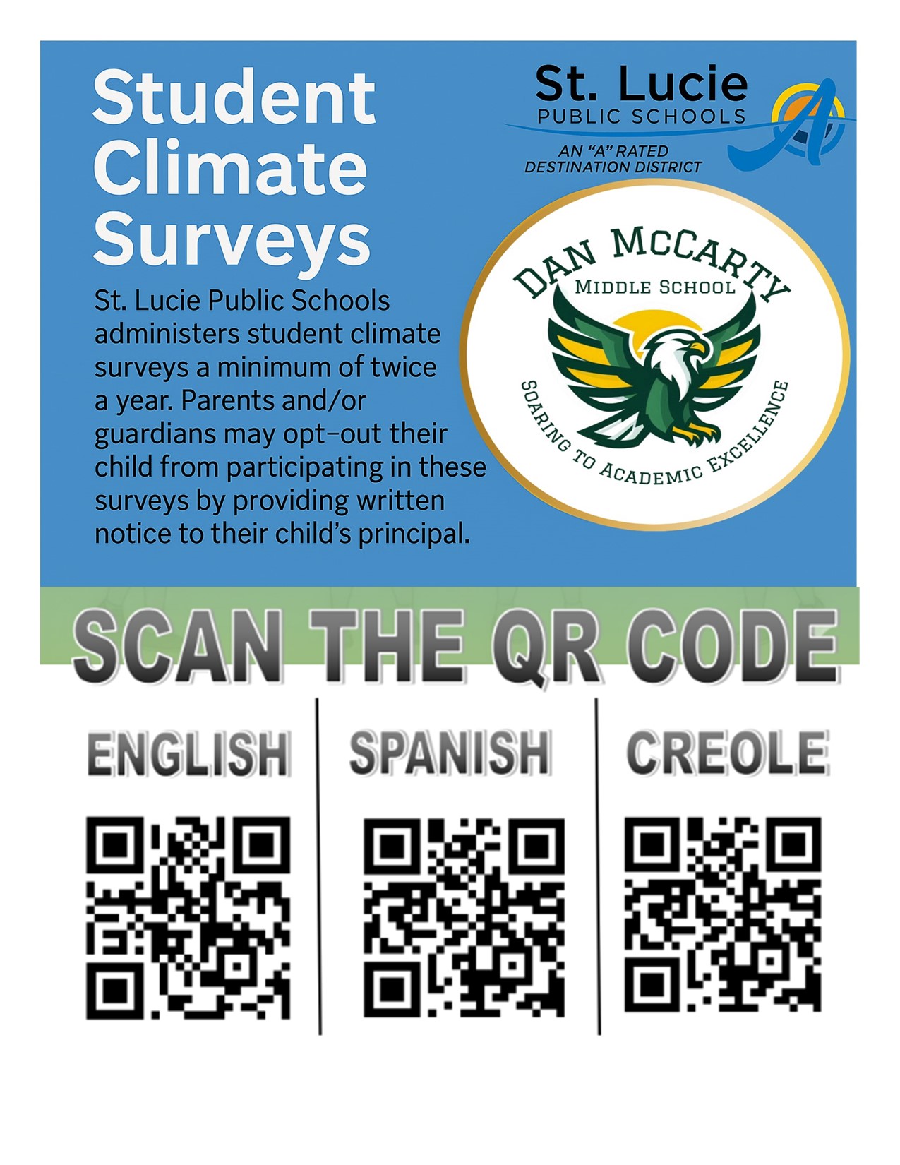 Parent Climate Survey Now Open – We Value Your Feedback! – Dan McCarty ...