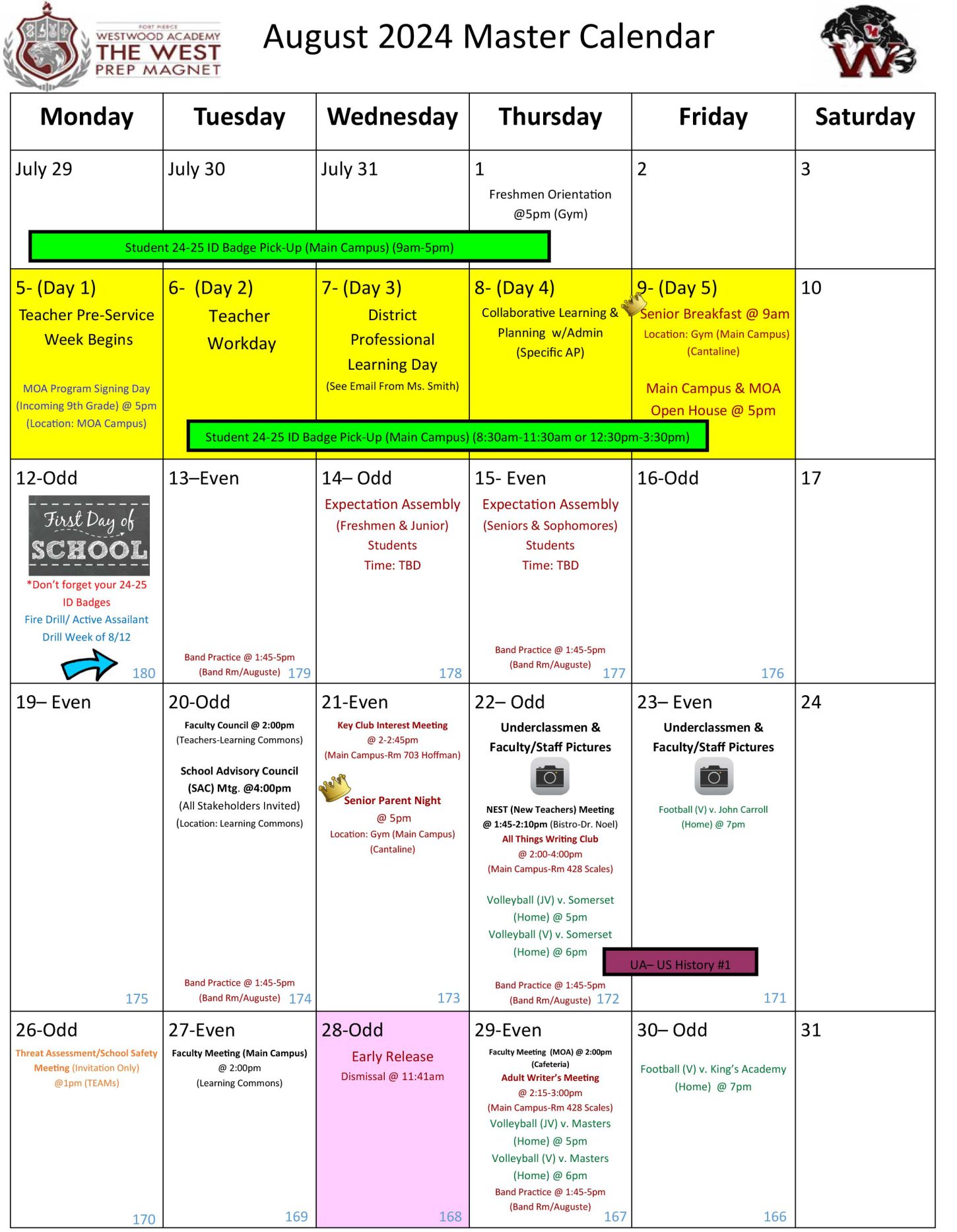 Upcoming Events – Fort Pierce Westwood