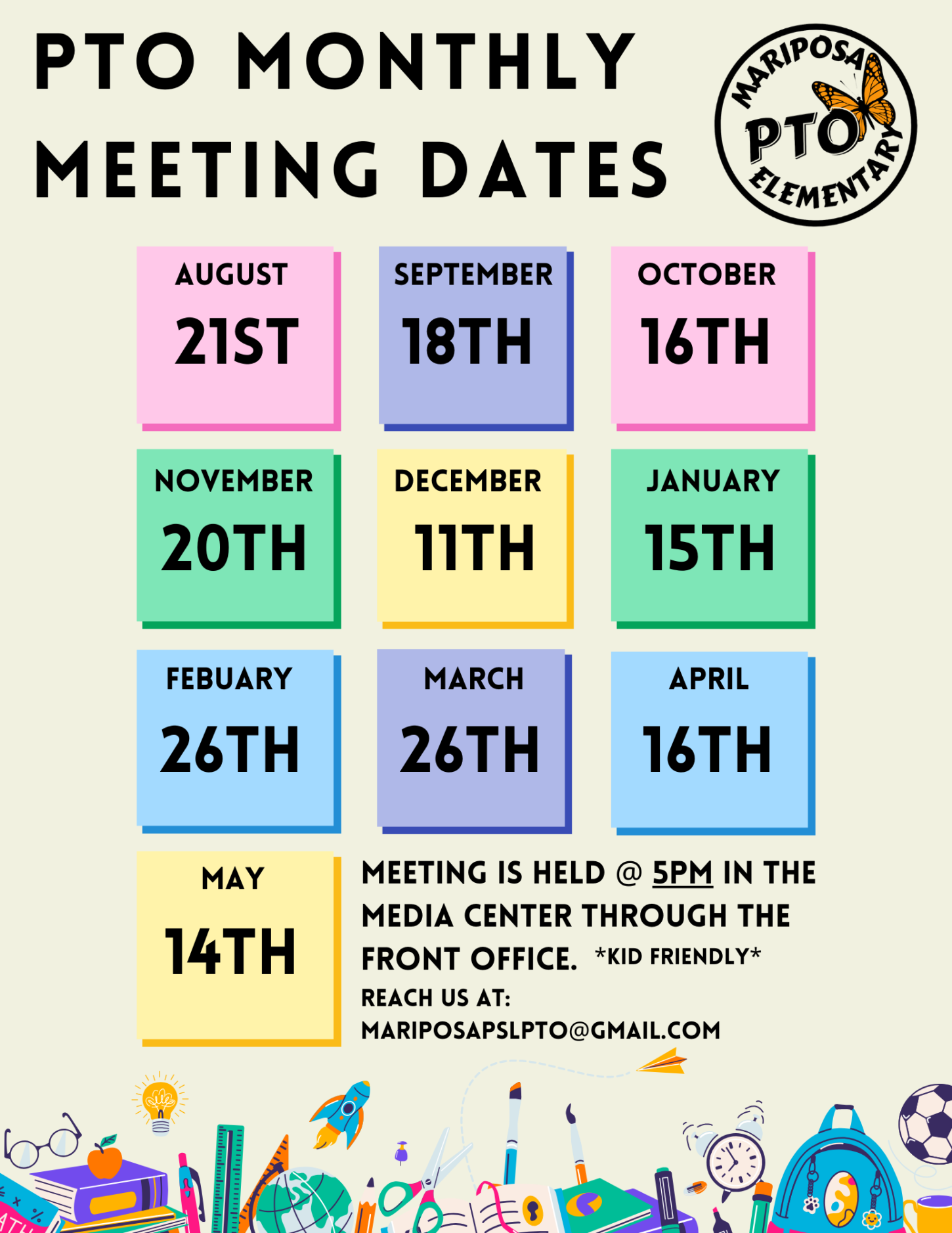 PTO – Mariposa Elementary