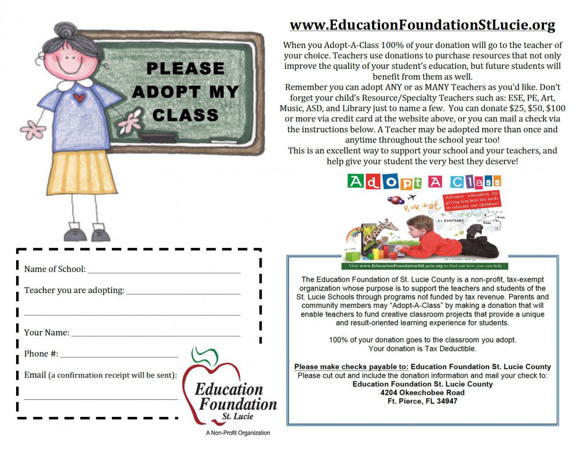 Adopt A Class – Samuel S. Gaines Academy K-8