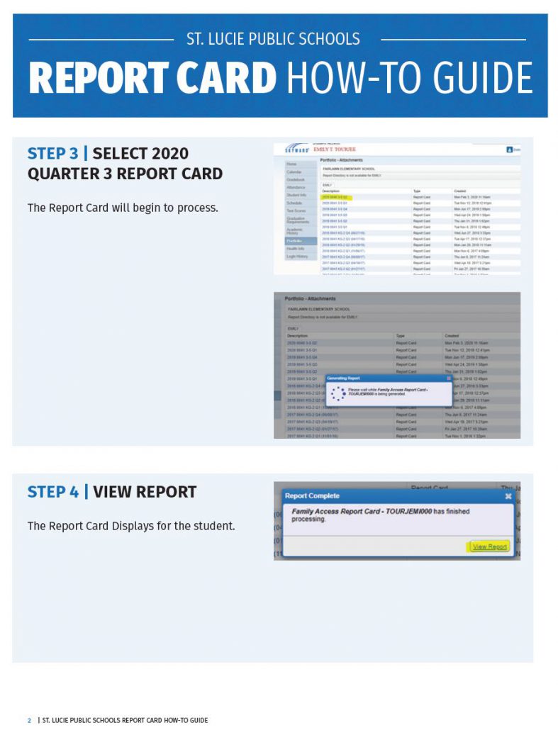 Report Cards – Samuel S. Gaines Academy K-8