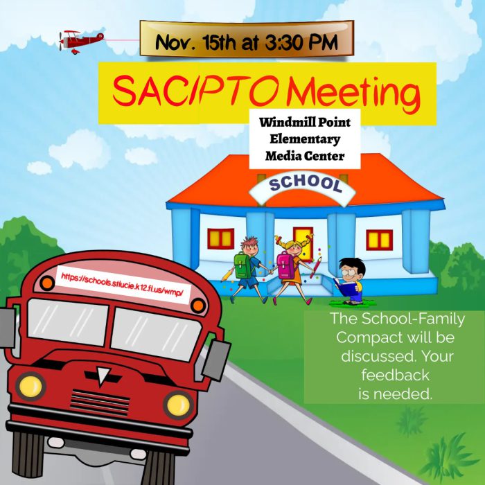 SAC/PTO - November 2023 - Windmill Point Elementary