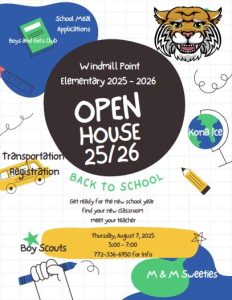 Open House 25-26 – Windmill Point Elementary